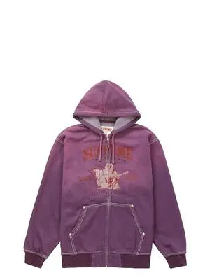 Supreme Supreme X True Religion Zip Up Hoodie Purple