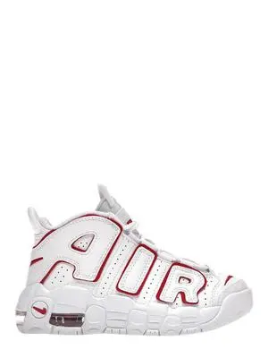 Nike Air More Uptempo Outline Sneakers - White/varsity Red