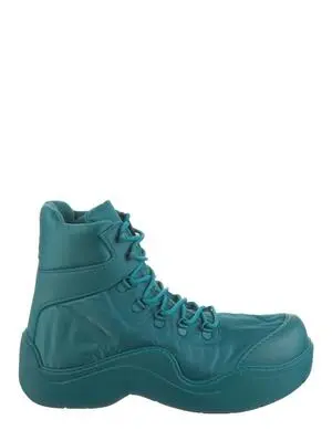 Bottega Veneta Puddle Bomber Ankle Boots - Teal