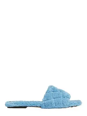 Bottega Veneta Padded Flat Sandal - Windswept Blue