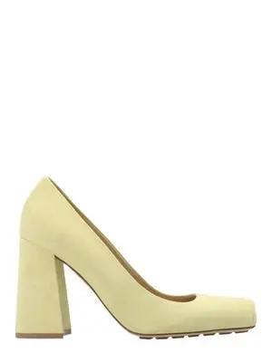 Bottega Veneta Pump Tower Suede Leather - Light Yellow