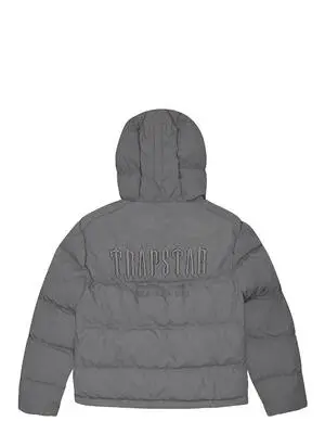 Trapstar Hooded Puffer Jacket - Grey