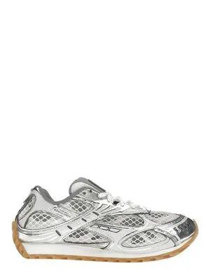 Bottega Veneta Orbit Sneakers - Silver/white/optic White
