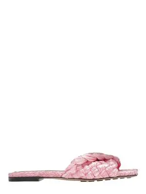 BOTTEGA VENETA Raffia Stretch Flat Sandals