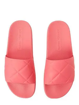 Bottega Veneta Rubber Slides - Pink