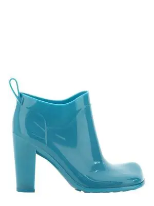 Bottega Veneta Shine Rubber Ankle Boots - Blue