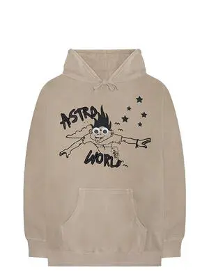 TRAVIS SCOTT Astroworld I Can Fly Hoodie - Tan