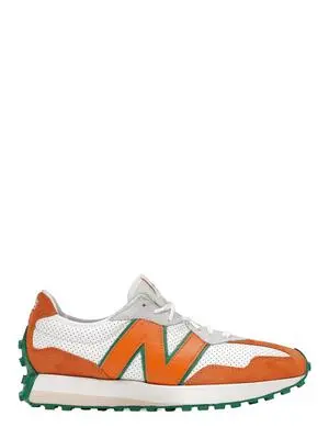 NEW BALANCE 327 Casablanca Sneakers - White/orange/green