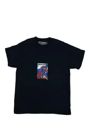 TRAVIS SCOTT Astroworld Roller Coaster Tee Shirt - Black