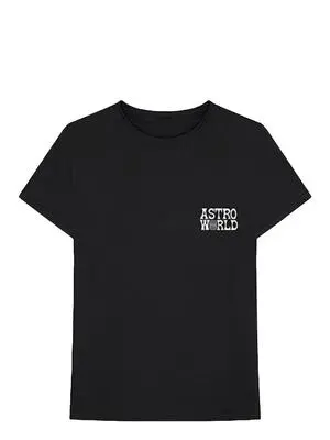 TRAVIS SCOTT Astroworld Promo Tee Shirt - Black