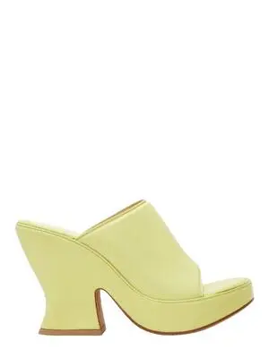 Bottega Veneta Wedge Sandal - Light Green