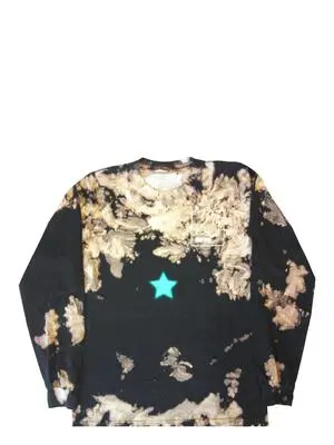 TRAVIS SCOTT Astroworld Shattered Face Long Sleeve Tee Shirt - Tie Dye
