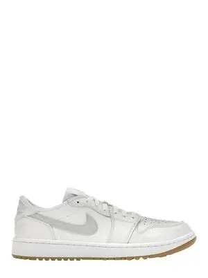 JORDAN Jordan 1 Retro Low Golf Sneakers White/pure Platinum/gum Medium Brown