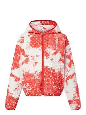 LOUIS VUITTON Monogram Bandana Windbreaker - Orange/white