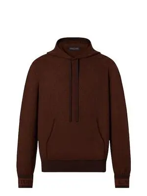 LOUIS VUITTON Monogram Hoodie - Brown