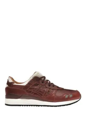 Asics Asics Gel-Lyte III Packer J. Crew Leather Sneakers Oxblood/white