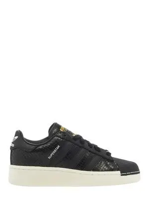 Adidas Superstar Xlg Snakeskin Sneakers - Core Black/gold Metallic