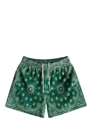 BRAVEST STUDIOS Paisley Print Shorts - Green