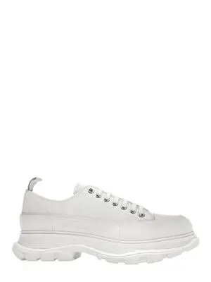 Alexander McQueen Tread Slick Low Top Sneakers - White