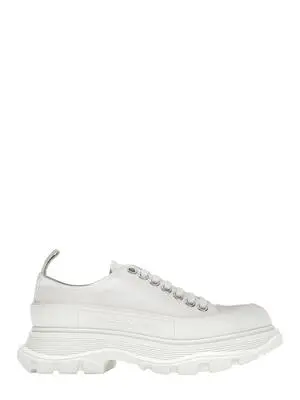Alexander McQueen Tread Slick Low Lace-up Sneakers - White