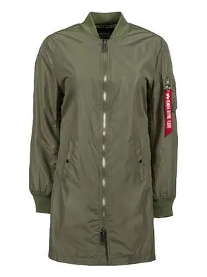 Alpha Industries L2b Long Flight Jacket - Green/sage