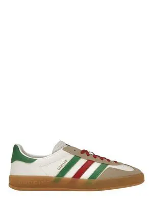 Adidas X Gucci Gazelle Sneakers - White/green/red