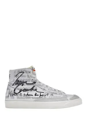 Nike Blazer Mid Comme Des Garcons X Naomi Osaka Sneakers - White/pure Platinum/sail