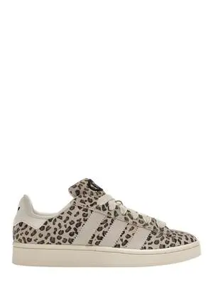Adidas Campus 00s Leopard Sneakers - Off White/core Black