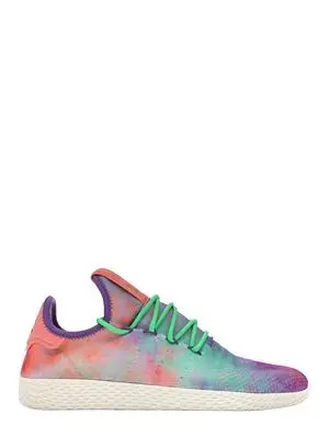 Adidas Hu Pharrell Holi Tie Dye Sneakers - Chalk Coral/flash Green/lab Purple