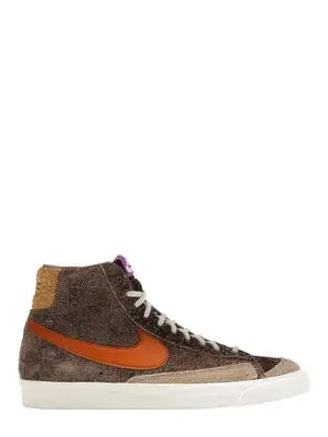 Nike Blazer Mid '77 Premium Sneakers - Dark Chocolate/tan/purple