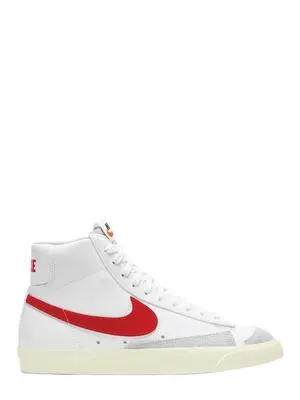 Nike Blazer Mid '77 High-top Sneakers - White/sail/habanero Red
