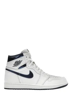 JORDAN 1 Retro Metallic Navy 2016 - White/metallic Navy Blue