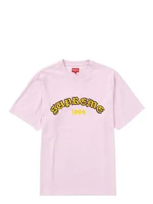 Supreme Old English Glow Short Sleeve Top Pale Pink