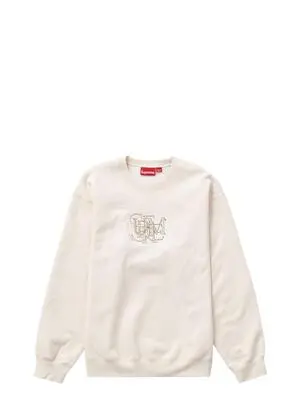 Supreme Overlap Crewneck Sweatshirt - Natural