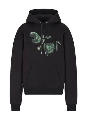 Dior X Cactus Jack Oversized Hooded Sweatshirt - Black
