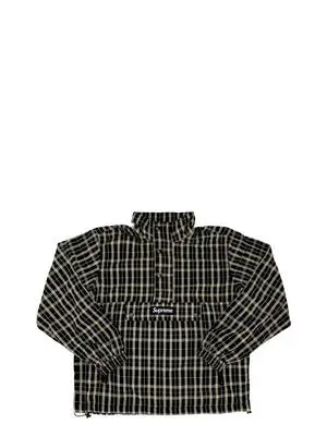 Supreme Nylon Plaid Pullover - Tan