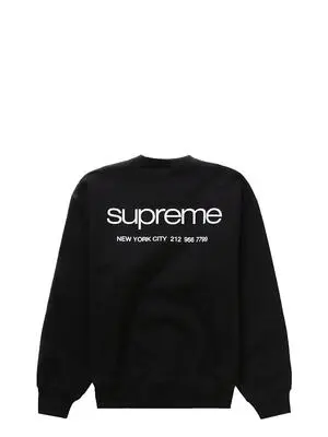 Supreme Nyc Crewneck Sweatshirt - Black