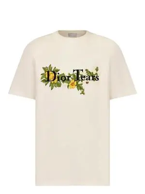 Dior X Denim Tears Relaxedfit Logo T-shirt - White