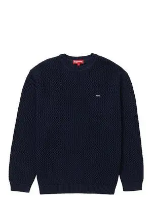 Supreme Open Knit Small Box Sweater - Navy Blue