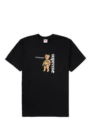 Supreme Not Sorry Tee Shirt - Black