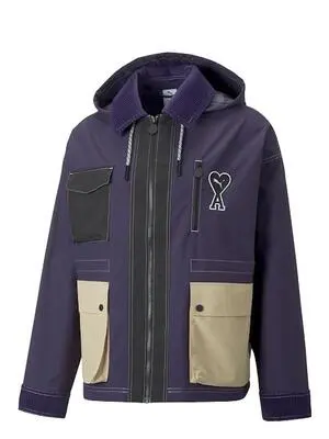 PUMA Woven Jacket Deep Plum