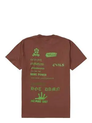 Supreme No More Shit Tee Shirt - Brown