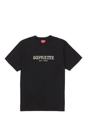 Supreme Nouveau Logo Tee Shirt Black
