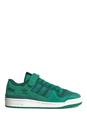 Adidas Forum 84 Low Suede Sneakers - College Green/bold Green/dark Green