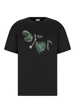 Dior X Cactus Jack Oversized T-shirt - Black/green