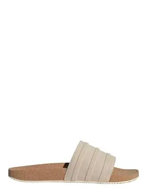 Adidas Adilette Premium Cork Slides - Wonder White/blue