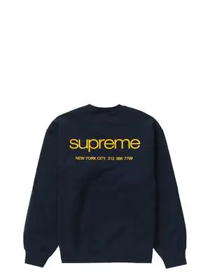 Supreme Crewneck Sweatshirt - Navy Blue