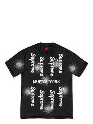 Supreme Nueva York Short Sleeve Top Black