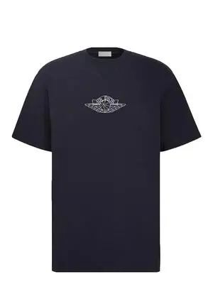 Dior X Jordan Wings T-shirt - Navy Blue