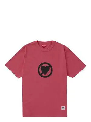 Supreme No Love Short Sleeve Top Pink